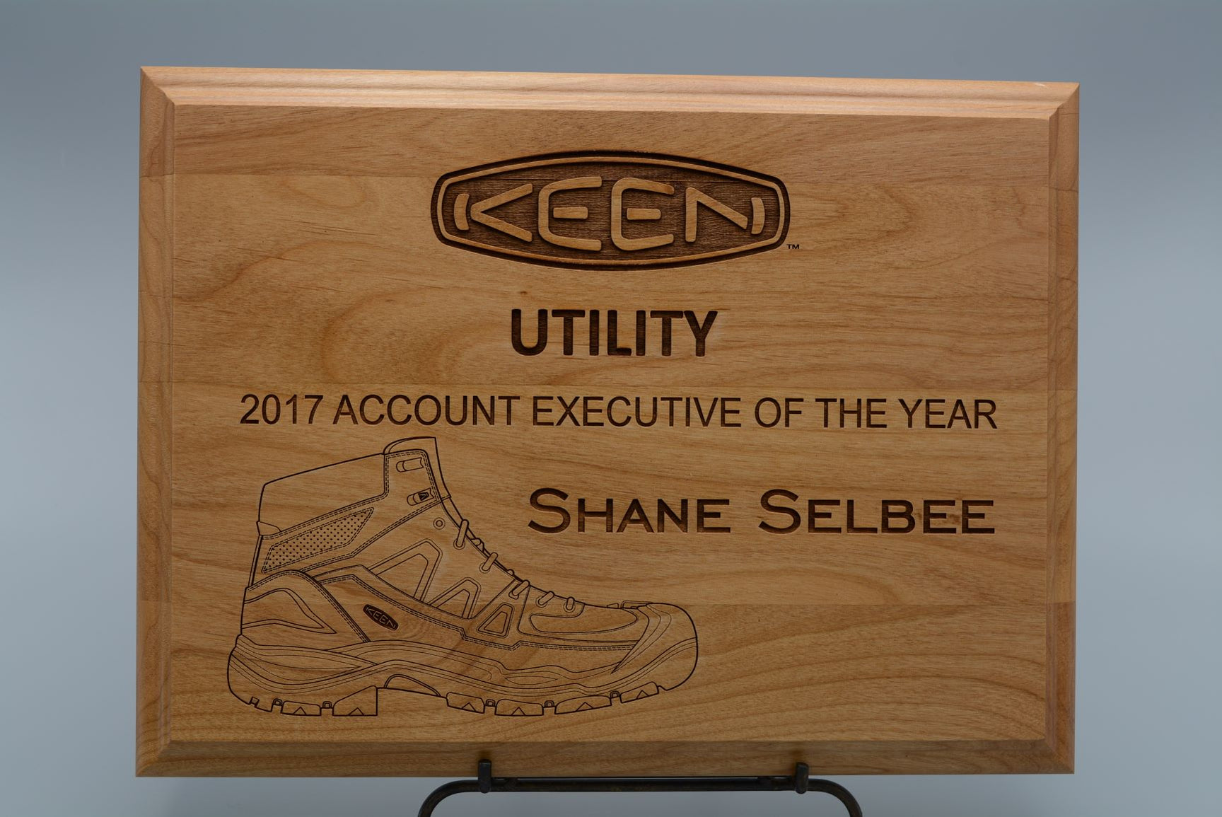 Red Alder Plaque — Chucks Awards